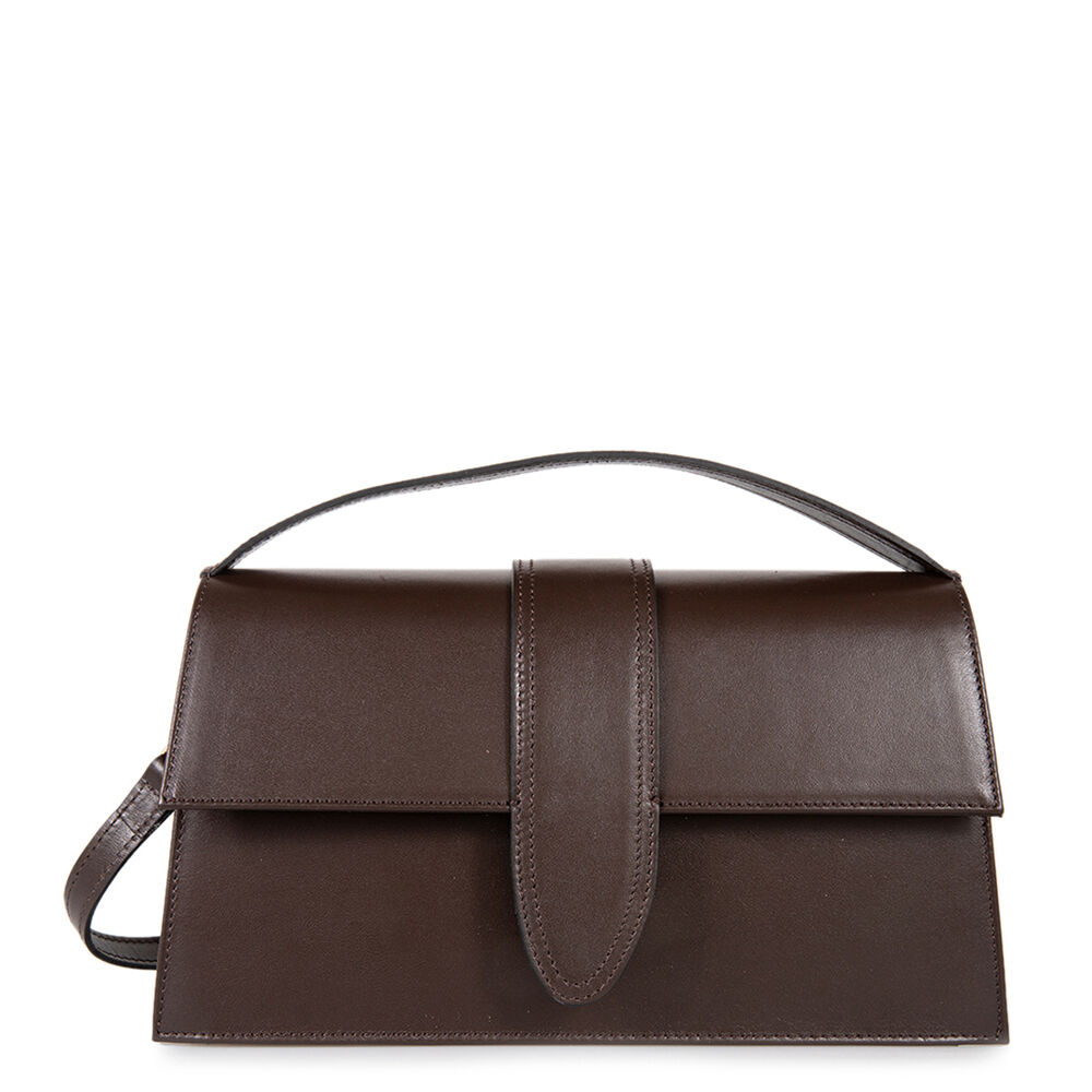LARGE SQUARE BAG 3591-BROWN | Labrini